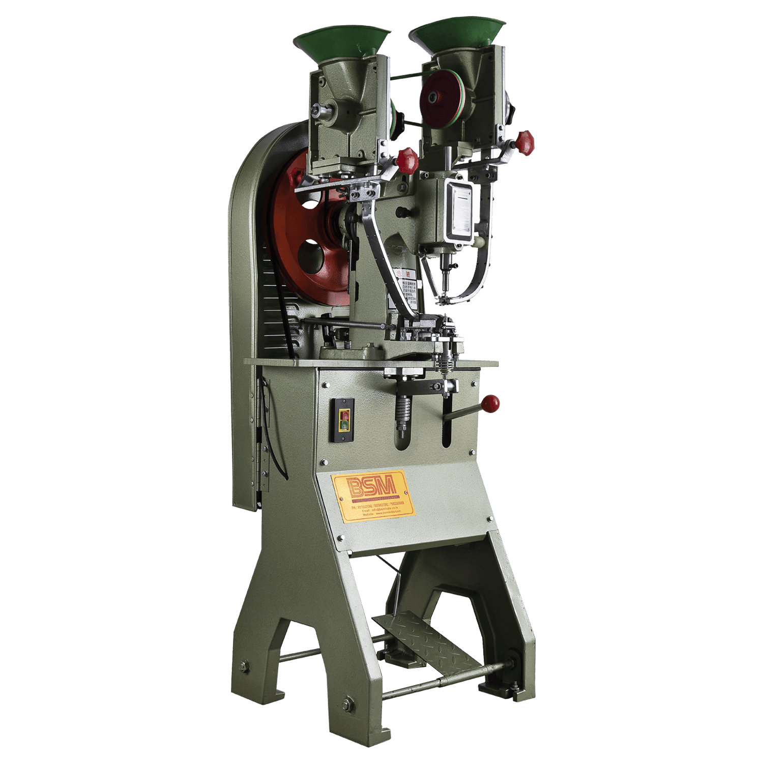 Eyelet Punching Machine (Double Channel) | BSM INDIA