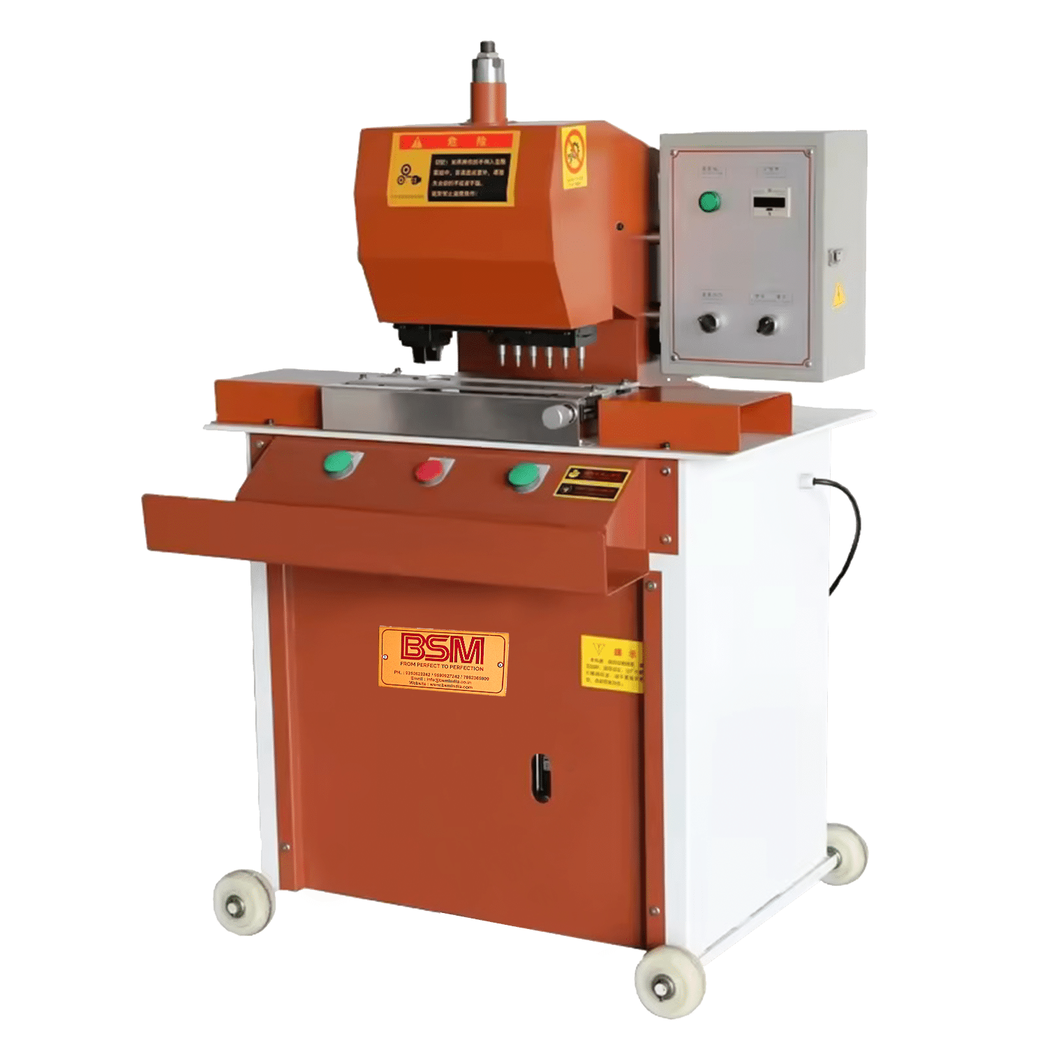 Belt Hole Punching & V Cutting Machine | BSM India