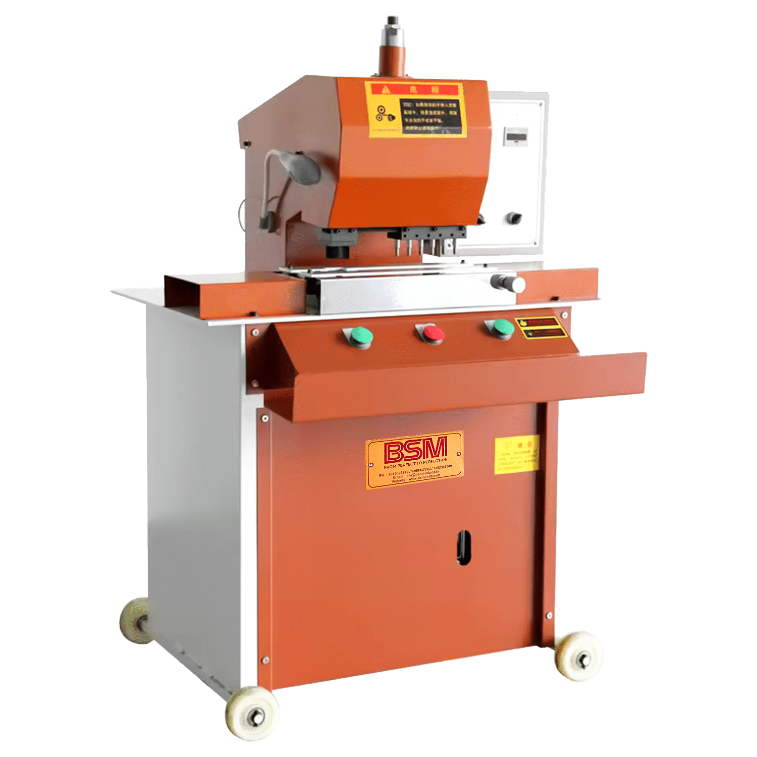 Belt Hole Punching & V Cutting Machine | BSM India